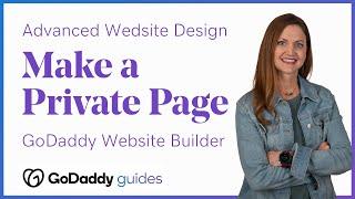Advanced Website Design: Using the Image Editor in the GoDaddy Website ...